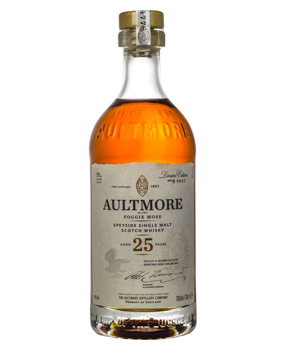 Aultmore 25 Years Old Foggie Moss Batch 0041 - Musthave Malts