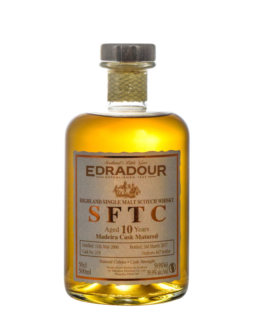 Edradour 10 Years Old SFTC Madeira Cask Matured 2006 - Musthave Malts