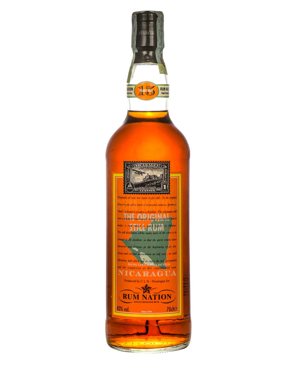 Nicaragua 15 Years Old Rum Nation 2004 Release - Musthave Malts
