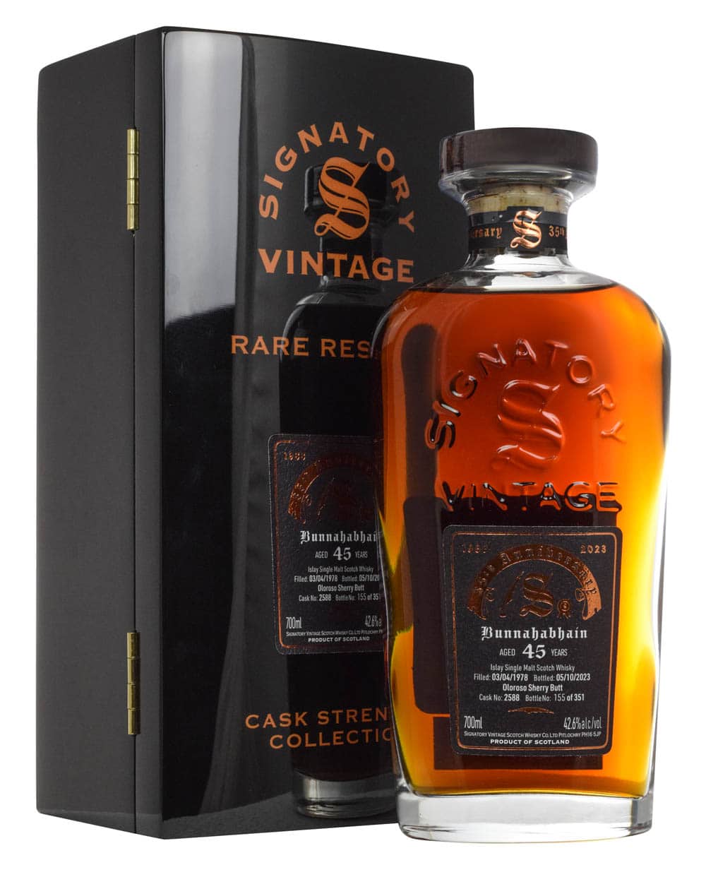 Bunnahabhain 45 Years Old Signatory Vintage 1978 Cask #2588 - Musthave ...