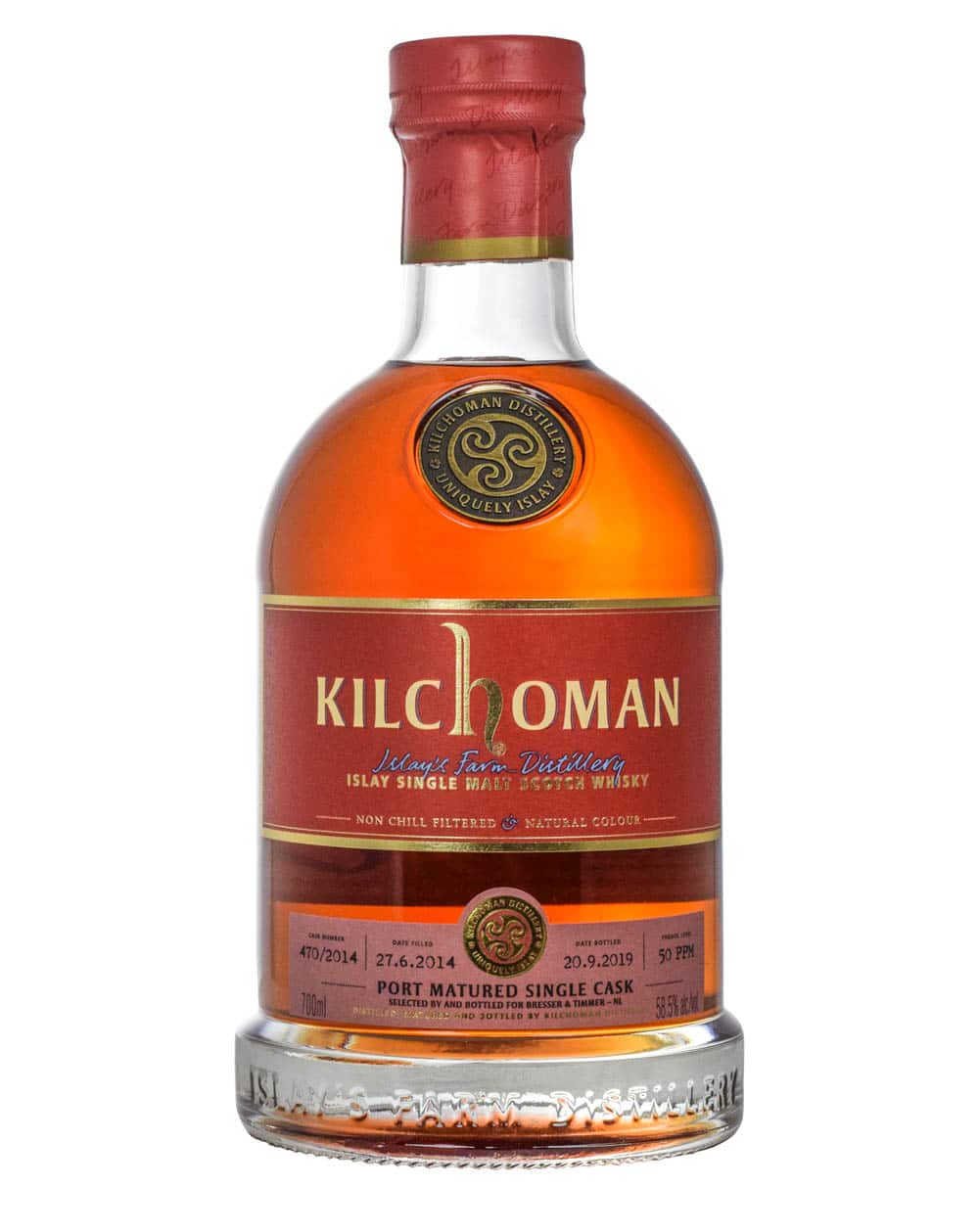 Kilchoman 5 Years Old Port Matured Single Cask 2014 Cask #470 ...