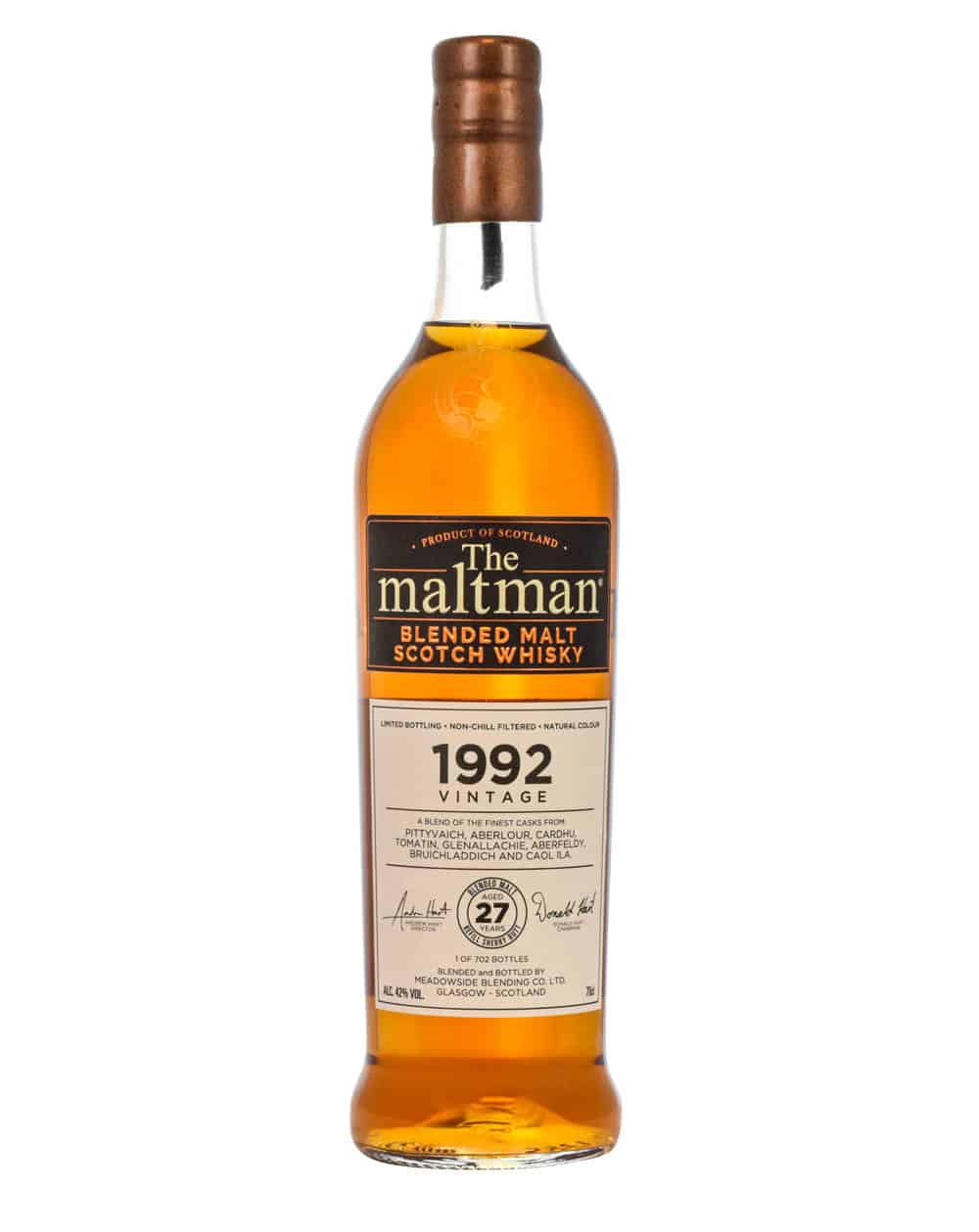 Blended Malt 27 Years Old The Maltman 1992 - Musthave Malts