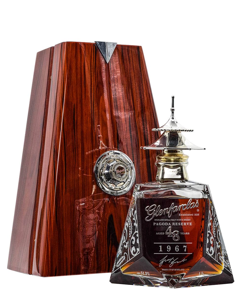 Glenfarclas 48 Years Old Pagoda Reserve Trilogy Silver 1967 Magnum ...