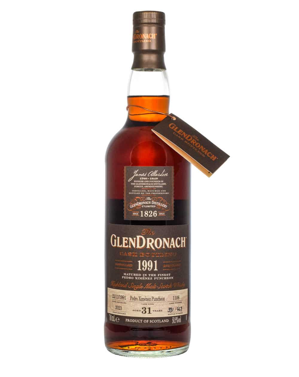Glendronach 31 Years Old 1991 Single Cask #1106 - Must Have Malts