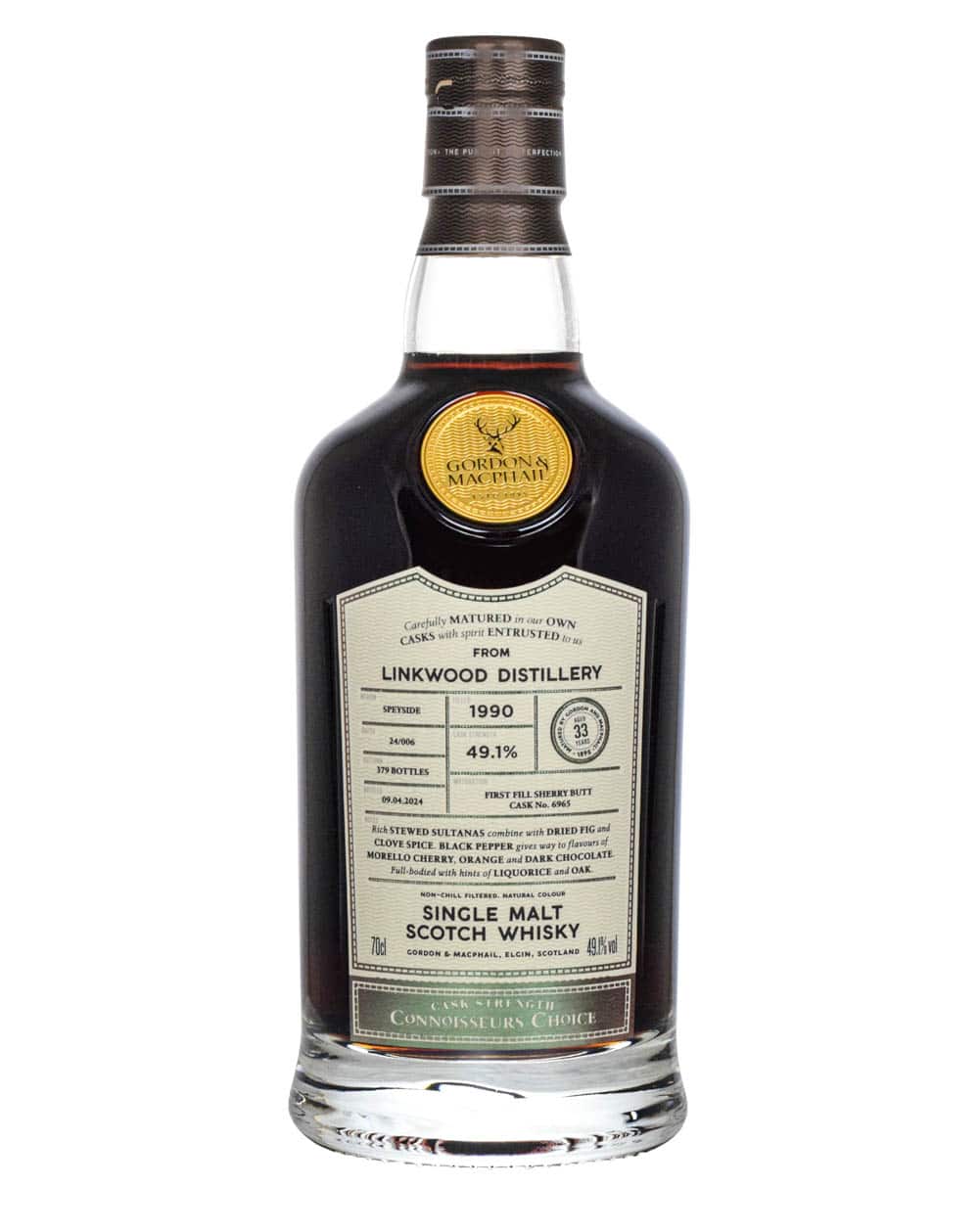 Linkwood 33 Years Old Gordon & MacPhail 1990 Cask #6965 - Musthave Malts