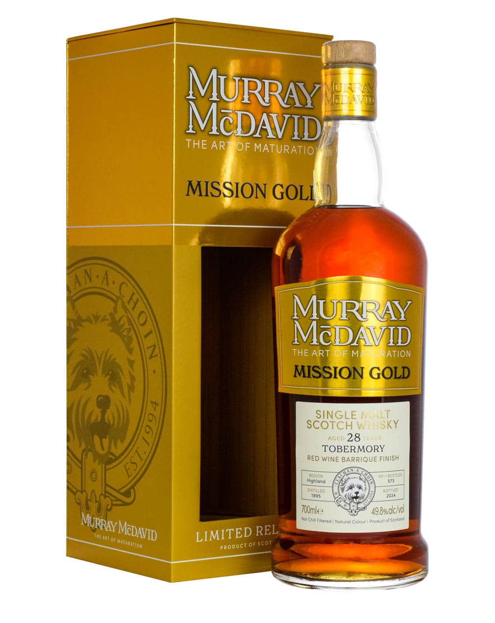 Tobermory 28 Years Old Murray McDavid Mission Gold 1995 - Must Have Malts