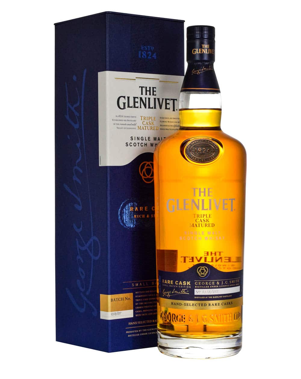 Glenlivet Rare Cask Triple Cask Matured Batch 9378/017 - Must Have Malts