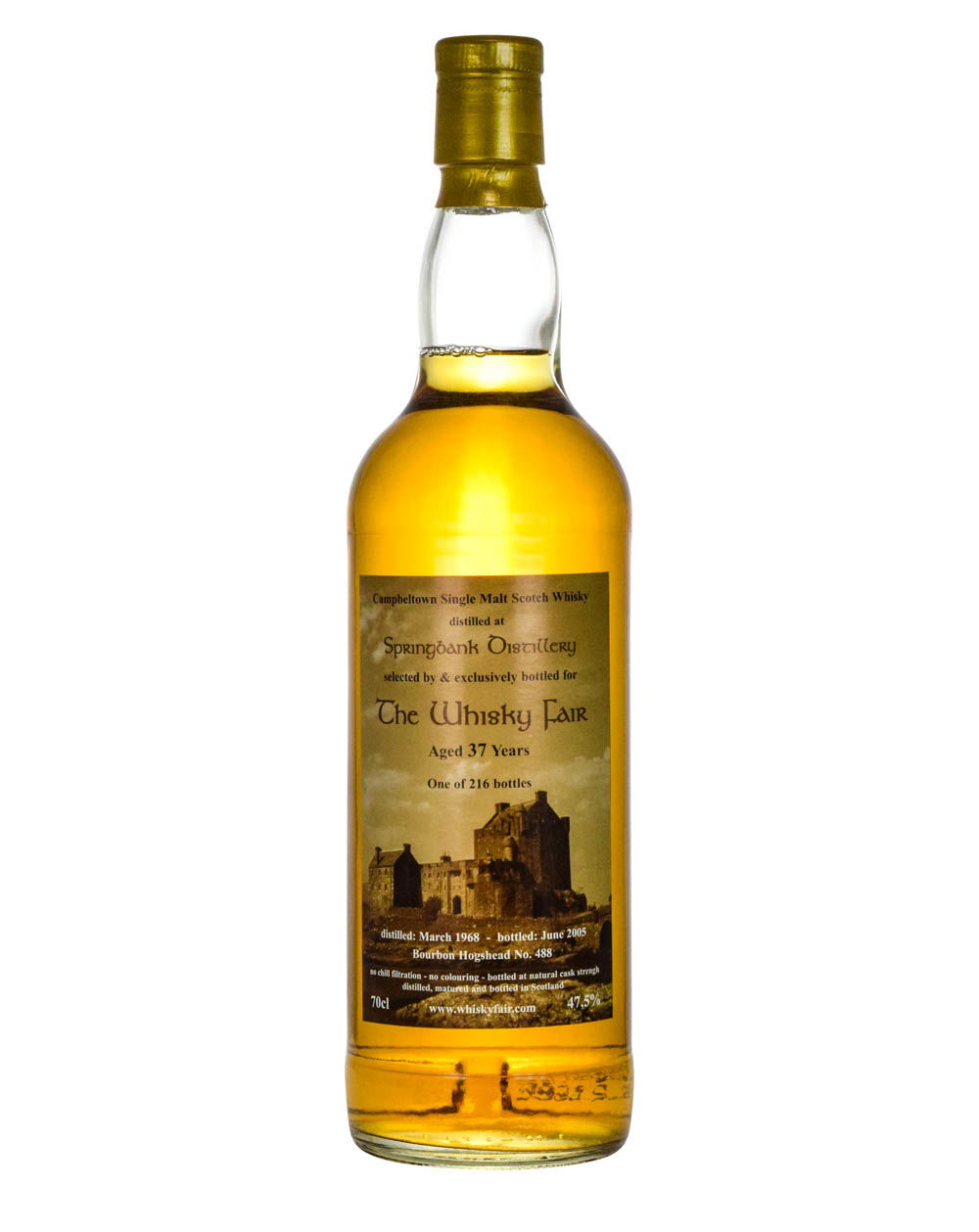 Springbank 37 Years Old Whisky Fair 1968 Cask #488 - Musthave Malts