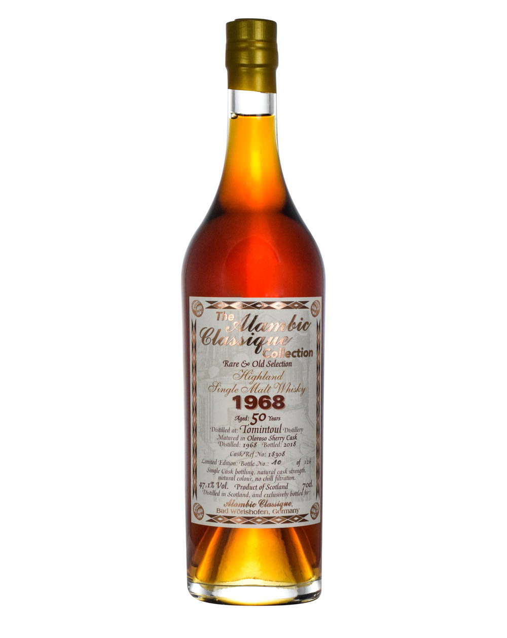 Tomintoul 50 Years Old Alambic Classique 1968 - Musthave Malts