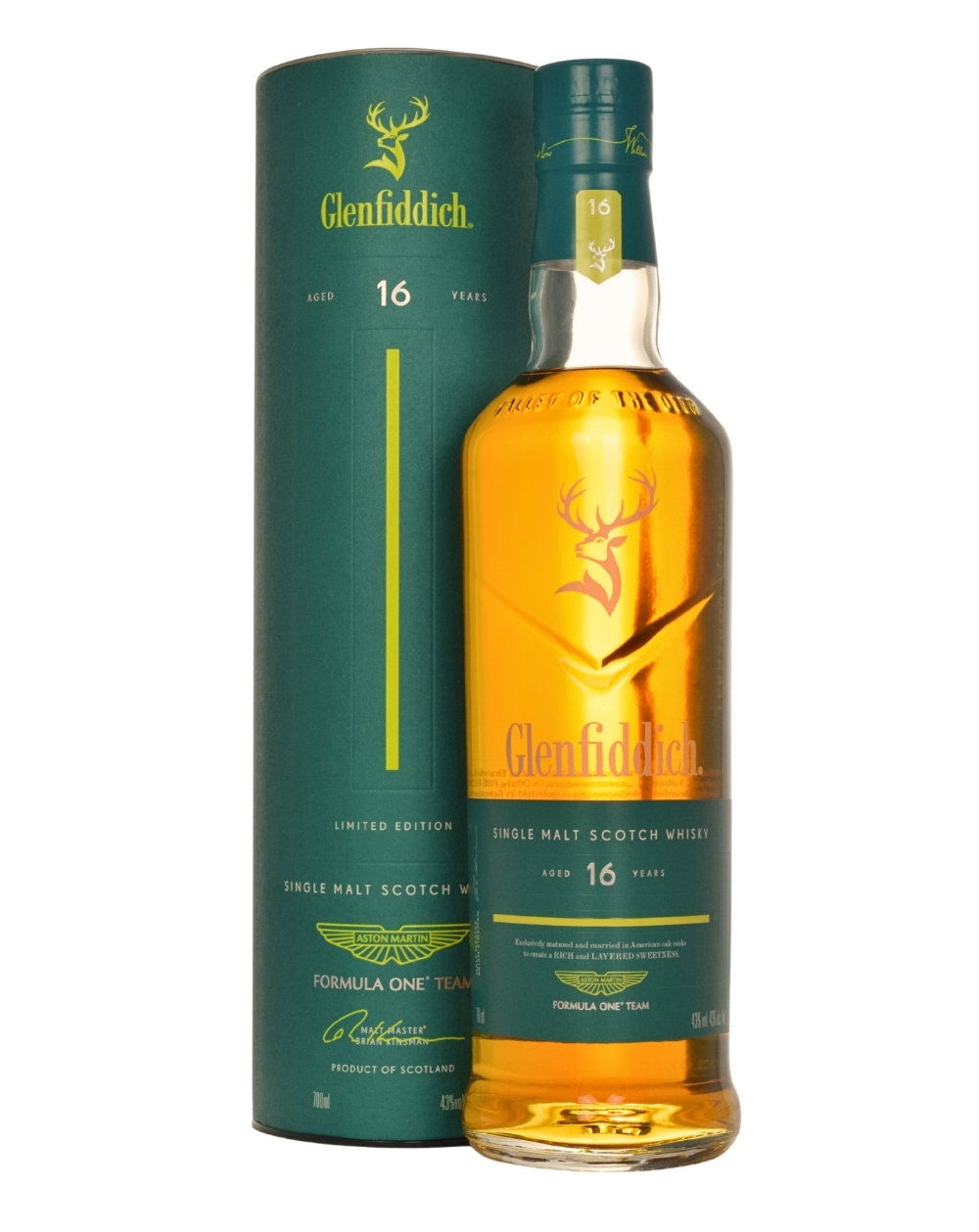 Glenfiddich 16 Years Old Aston Martin Formula One 2025 - Must Have Malts