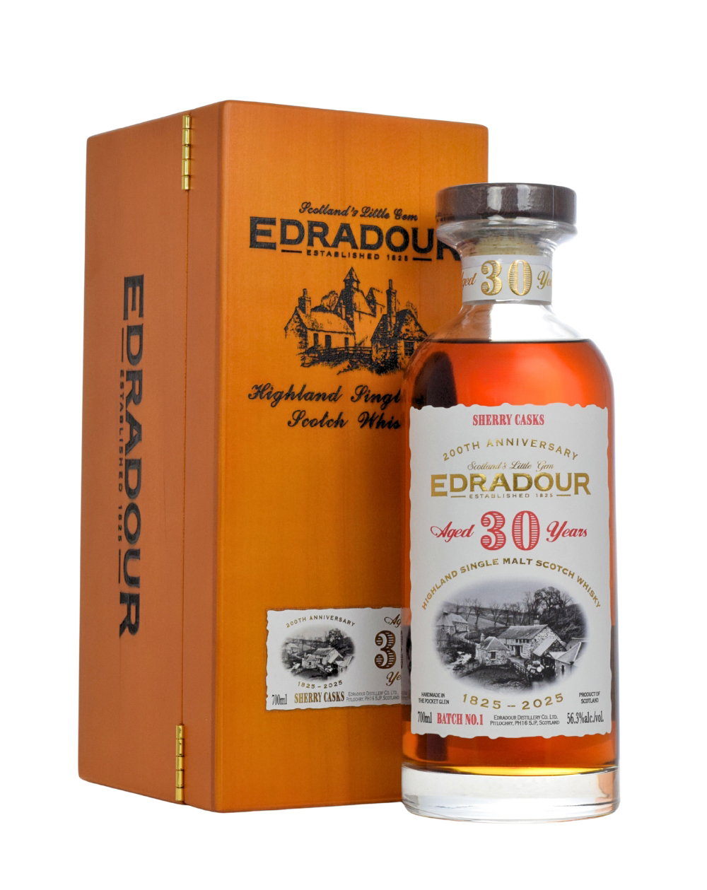 Edradour 30 Years Old 200th Anniversary Sherry Casks Batch 1 1995 ...